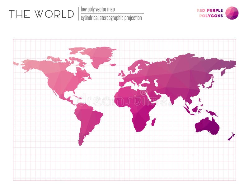 Triangular Mesh of the World. Stock Illustration - Illustration of ...