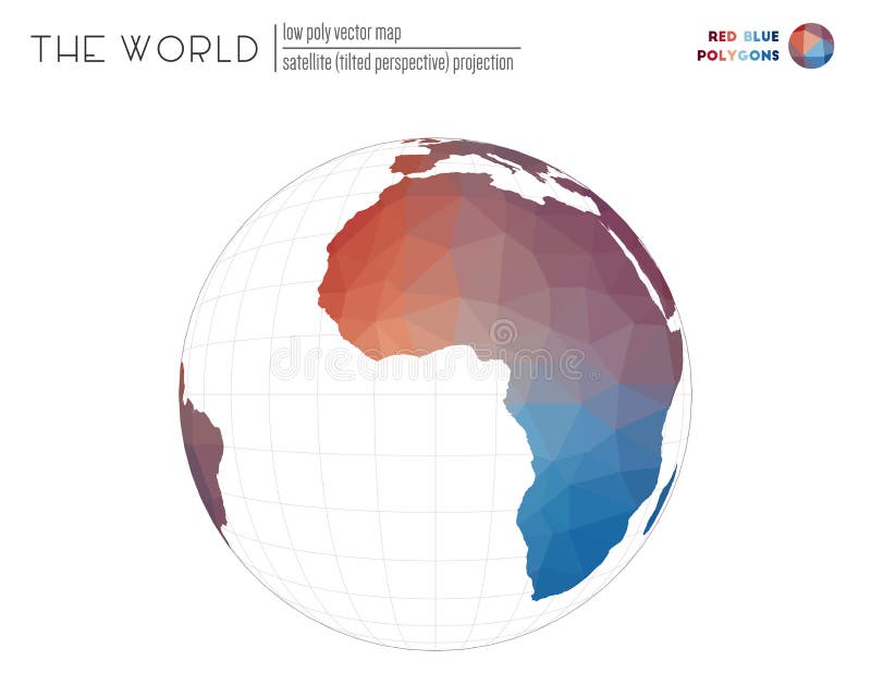 Triangular Mesh of the World. Stock Vector - Illustration of graphic ...