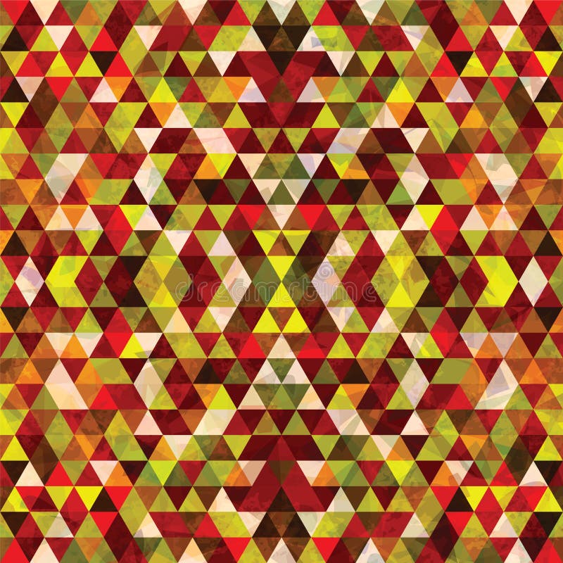 Triangular Mosaic Colorful Background Stock Vector - Illustration of ...