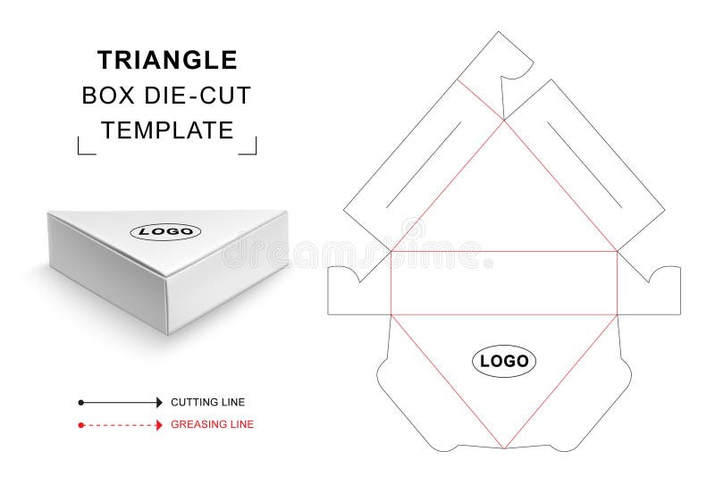 Auto Lock Box Die Cut Template, Packaging Die Cut Template, 3d Box ...
