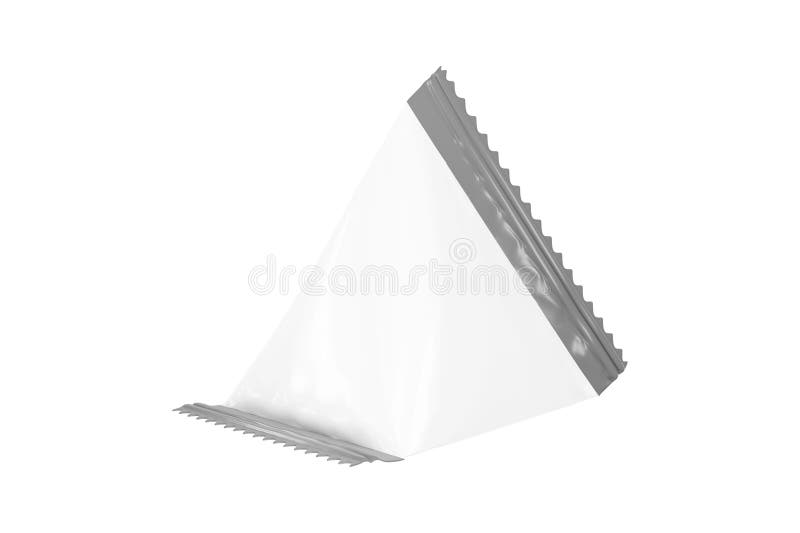 Triangular Packaging Mockup Isolated on White Background. Front and ...