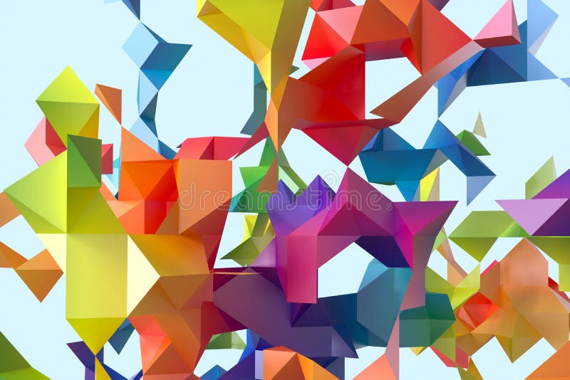 3D Creative Shapes, Modern Design Template Stock Vector - Illustration ...