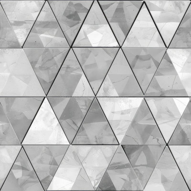 Triangular Pattern on a Gray Cement Surface, Perfect for a Retro ...