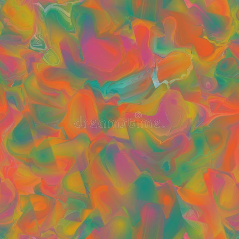 Triangular Pattern with Reflection. Bright Seamless Background. Muted ...