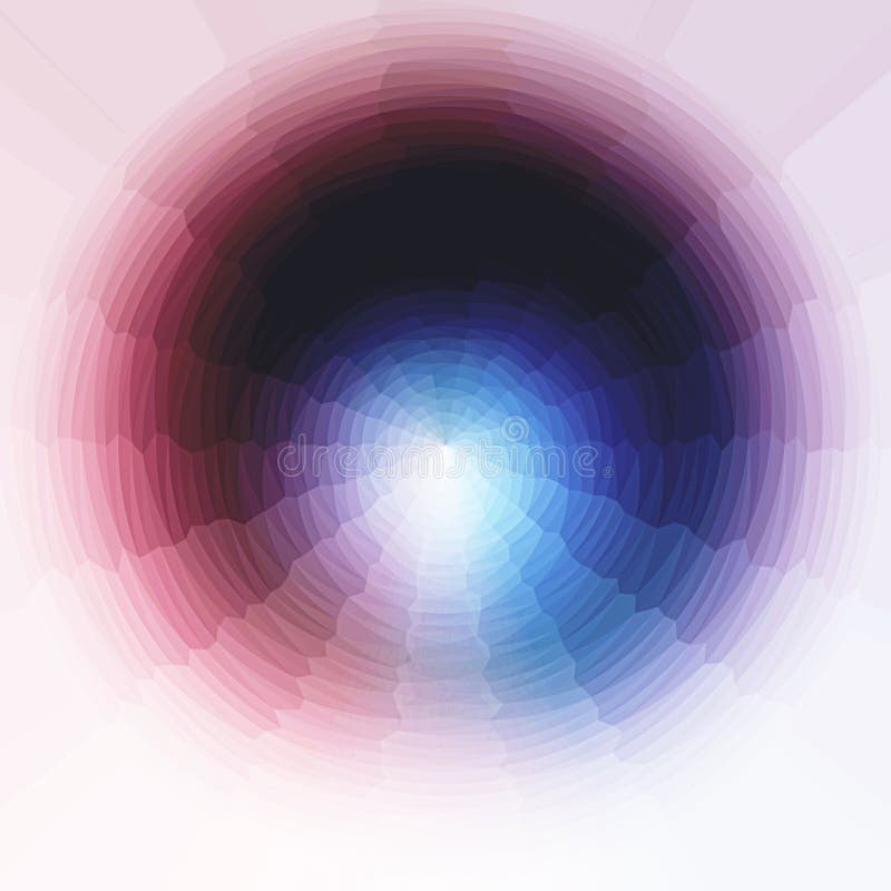 Triangular Pattern in Sphere. Color Spectrum Geometric Pattern Stock ...