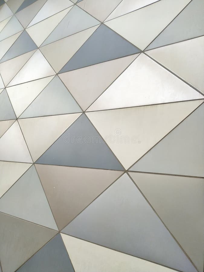Triangular Patterned Walls Abstract Stock Photo - Image of grey, walls ...