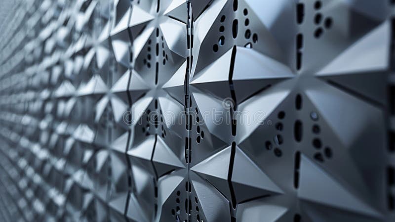 Triangular Patterned Wire Mesh Creating a Sharp and Modern Look with ...