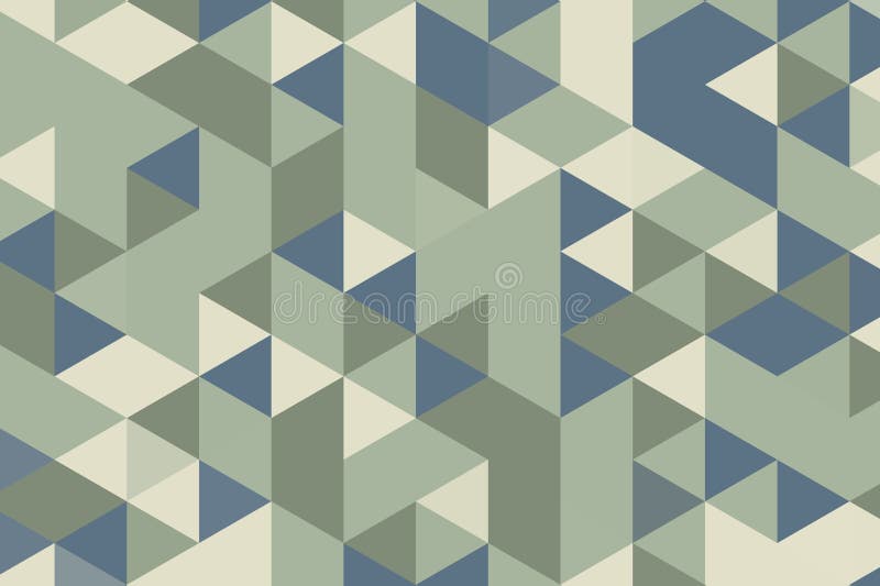 Triangular Pixelated Texture in Steel Blue and Sage Green with a ...