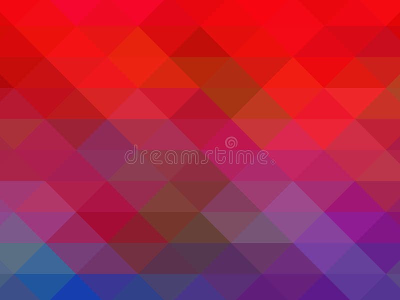Triangular Pixelation. Multi-colored Pixel Background Stock ...