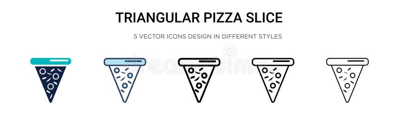 Triangular Pizza Stock Illustrations – 475 Triangular Pizza Stock ...
