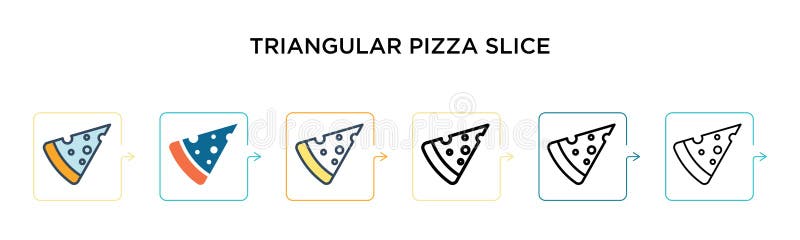 Triangular Pizza Stock Illustrations – 475 Triangular Pizza Stock ...