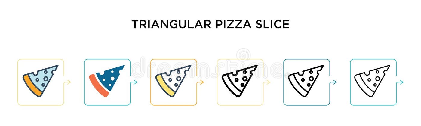 Triangular Pizza Stock Illustrations – 475 Triangular Pizza Stock ...