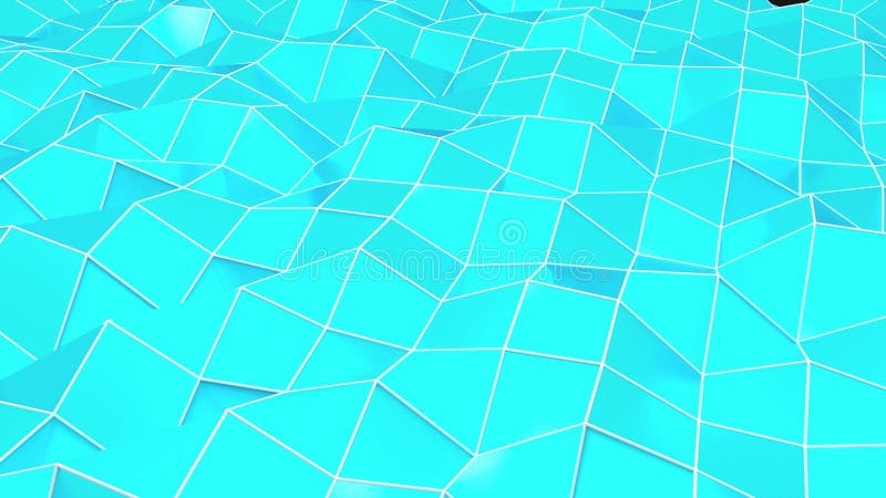 Triangular polygon mesh stock footage. Video of seamless - 253110412