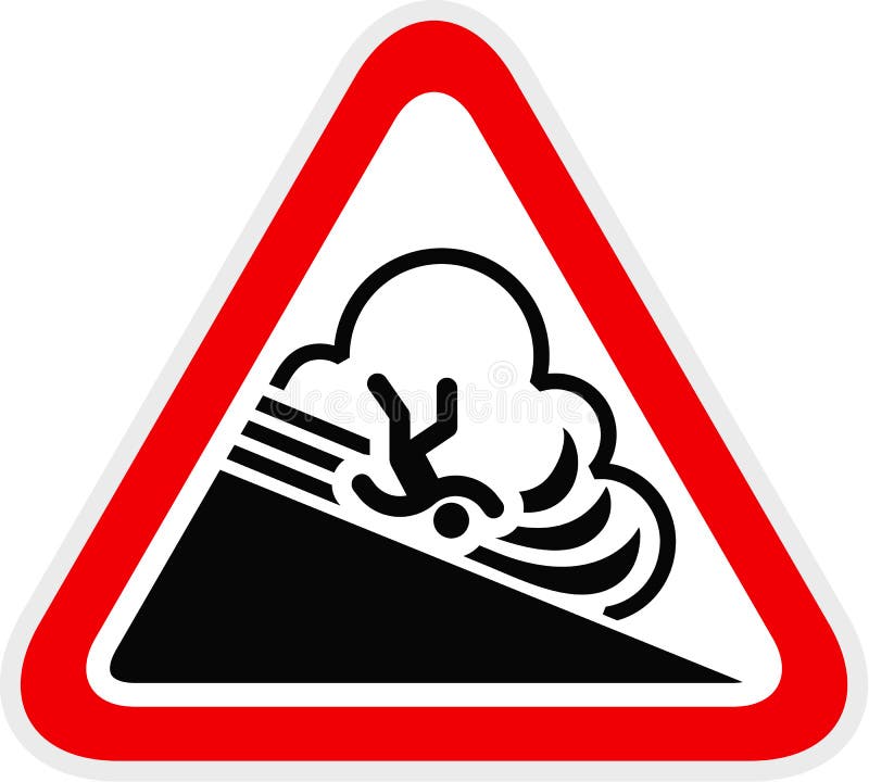 Triangular Yellow Warning Hazard Symbol Stock Vector - Illustration of ... Triangular Yellow Warning Hazard Symbol Stock Vector - Illustration of ...