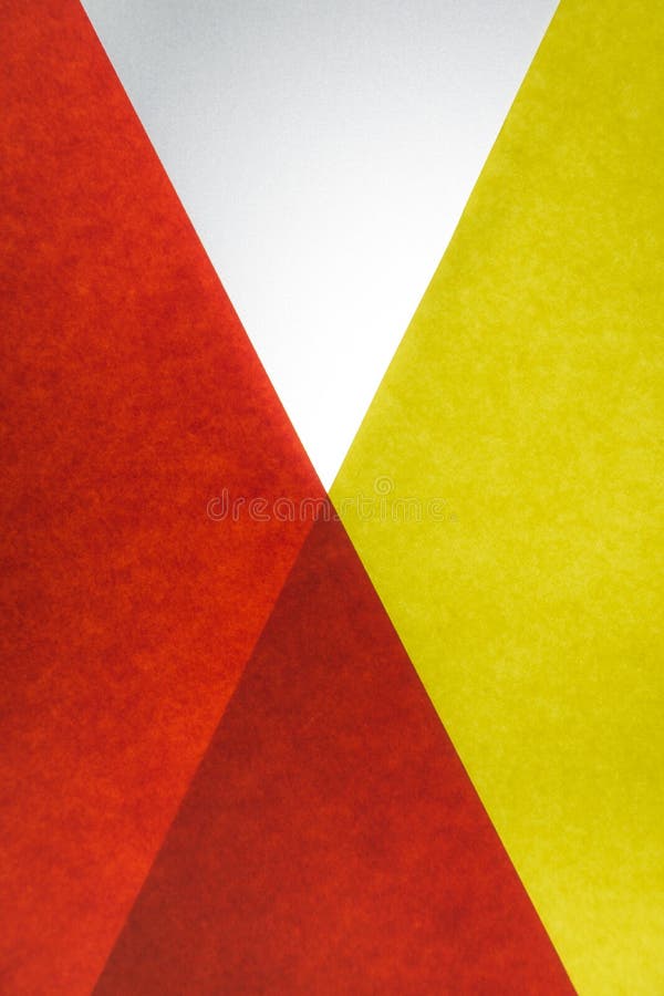 Triangular Red Yellow Background. 4 Colors. Stock Photo - Image of ...