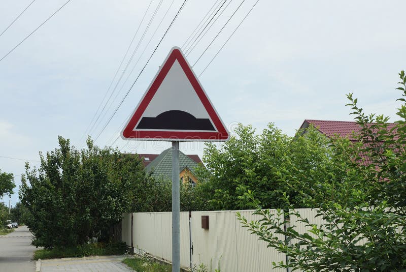 Triangular road markings stock image. Image of highway - 9915591