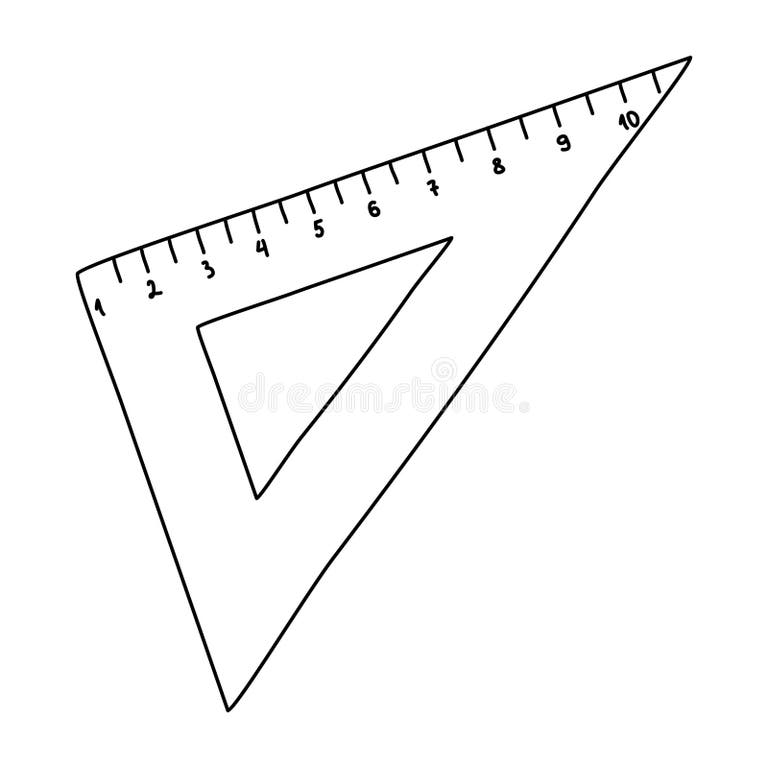 Triangular Ruler Stock Illustrations – 3,882 Triangular Ruler Stock ...