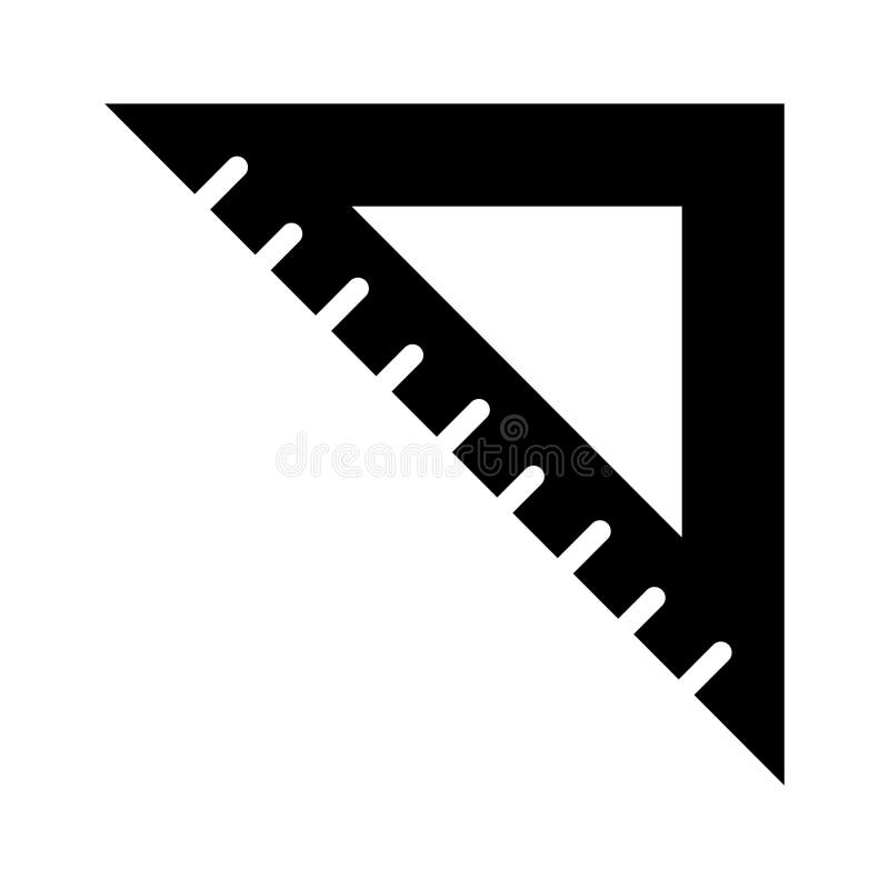 Triangular Ruler Vector Design, Ready for Premium Use Stock Vector ...