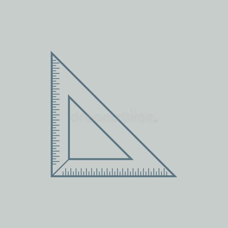 Triangular Scale. Vector Illustration Decorative Design Stock Vector ...