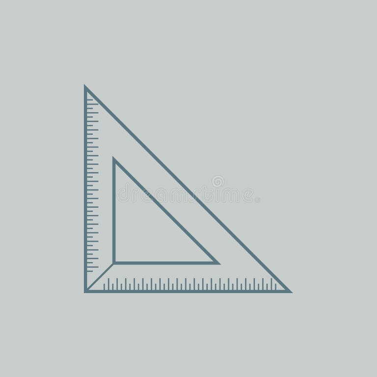 Triangular Scale. Vector Illustration Decorative Design Stock Vector ...