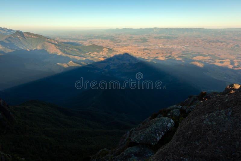Triangular Mountain in Val Parma, Italy Stock Photo - Image of ...