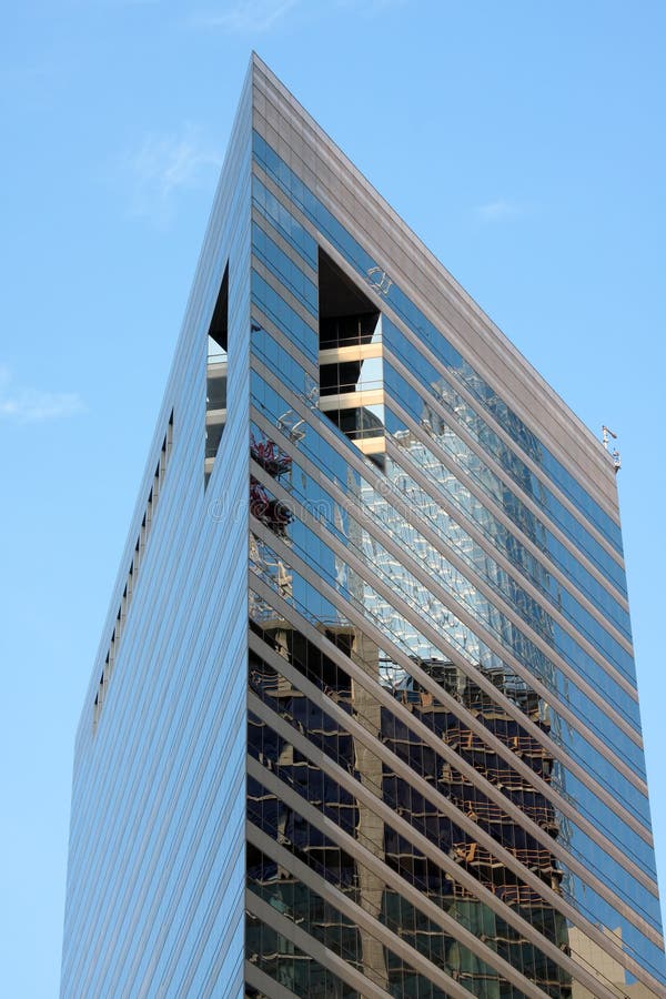 Triangular Shape Building in Chica Stock Photo - Image of estate ...