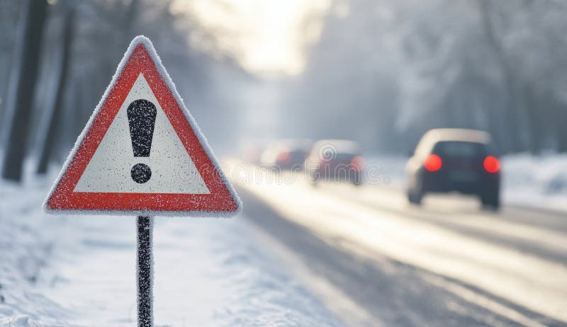 A Triangular-shaped Traffic Sign with an Exclamation Mark on it is ...