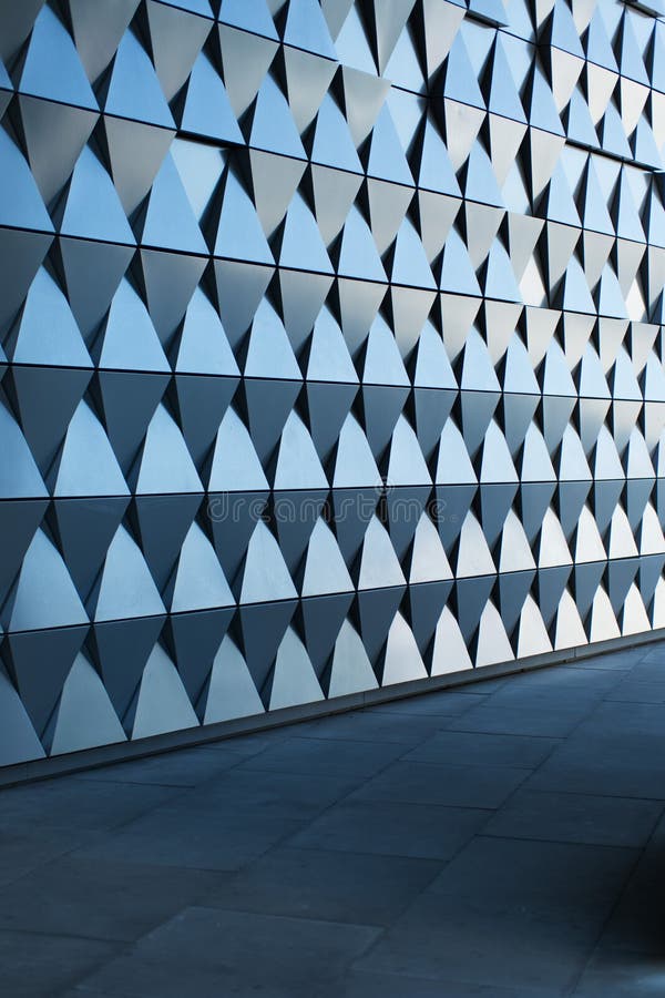 Triangular Shaped Wall Design Texture Stock Photo - Image of building ...