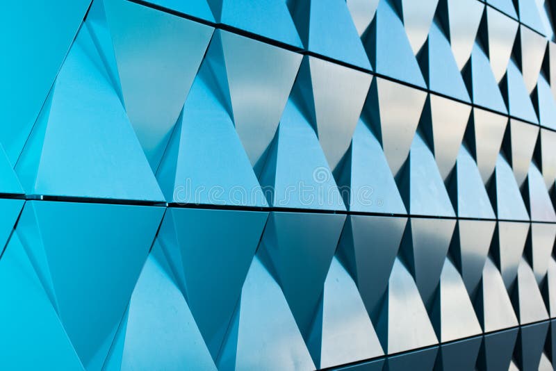 Triangular Shaped Wall Design Texture Stock Image - Image of building ...