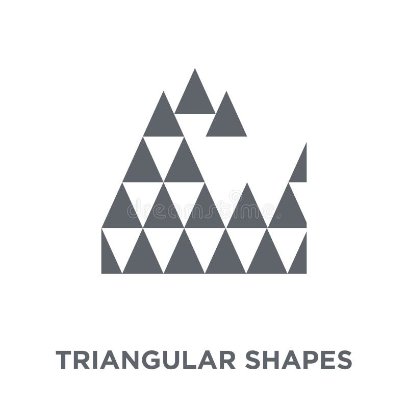 Triangular Shapes Forming Waves Icon from Geometry Collection. Stock ...