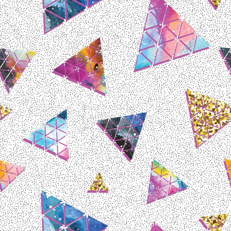 Triangular space design. stock vector. Illustration of backdrop - 34618454