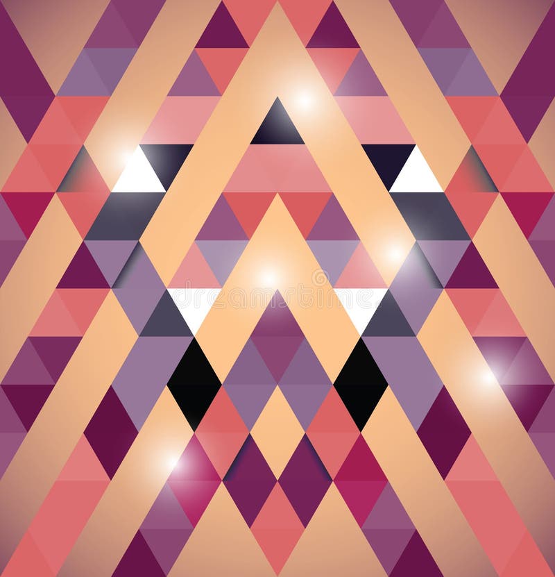Triangular space design. stock vector. Illustration of backdrop - 34618454