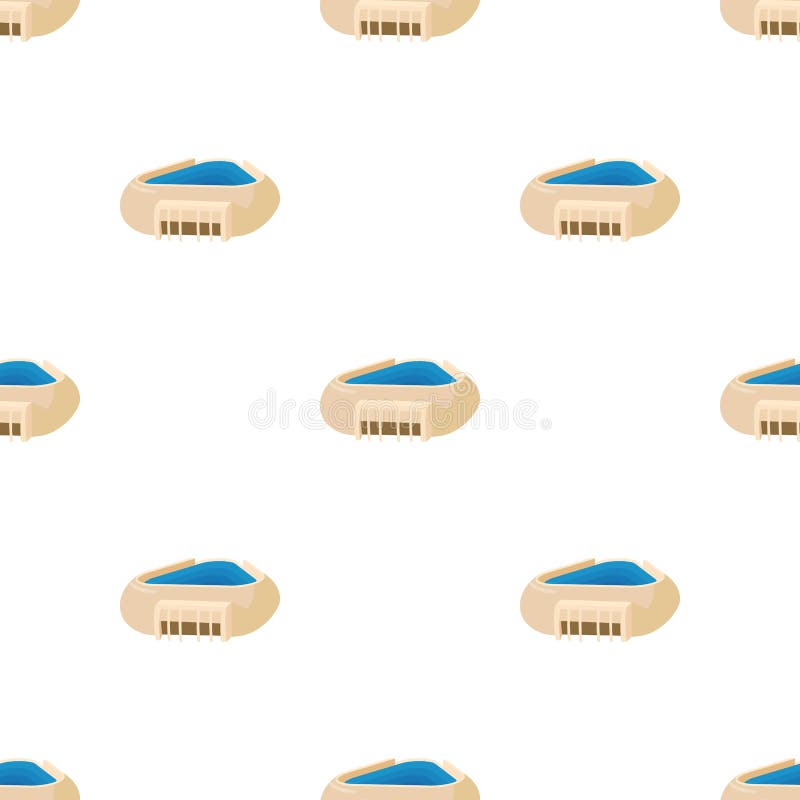 Triangular Stadium Pattern Seamless Vector Stock Vector - Illustration ...