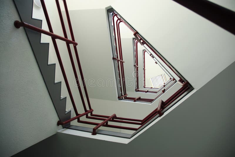 Triangular Staircase stock image. Image of geometric - 42728665
