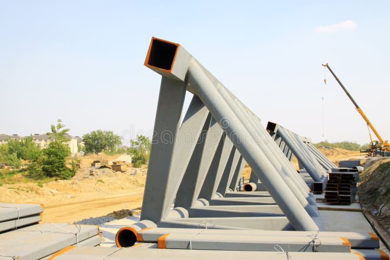 Triangular Steel Frame Structure Stock Photo - Image of accessories ...