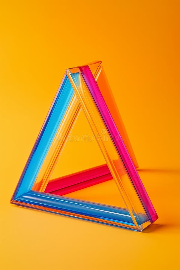 Triangular Structure for the Roof of the House Stock Photo - Image of ...