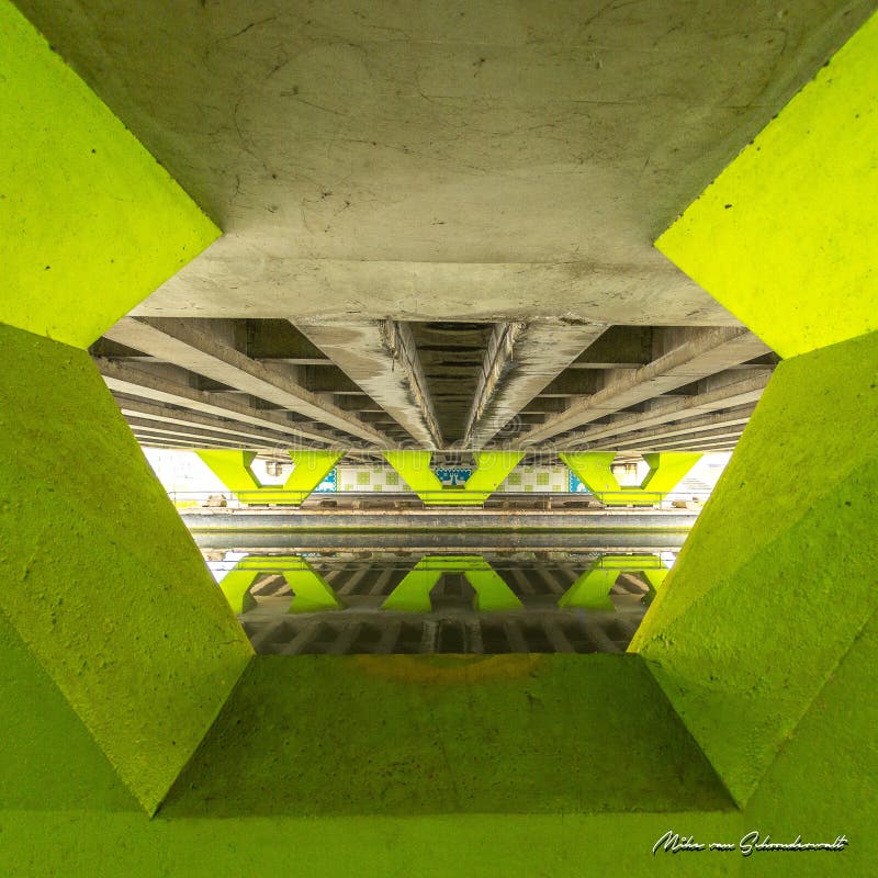 Triangular Structures Holding the Concrete Roof of a Building Stock ...