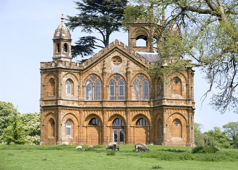 Triangular Summer House - Close-up Stock Photo - Image of park, estate ...