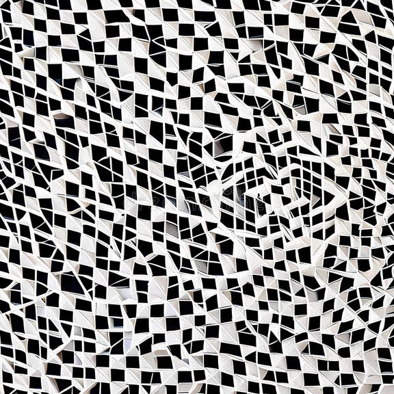 Triangular Tangle: an Image of a Geometric Pattern Created with ...