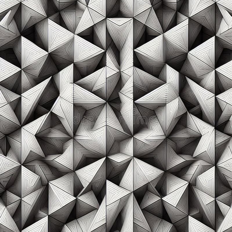 Triangular Tessellation Triangles Forming a Continuous Pattern W Stock ...