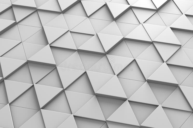 Triangular Tiles 3D Pattern Stock Illustration - Illustration of ...