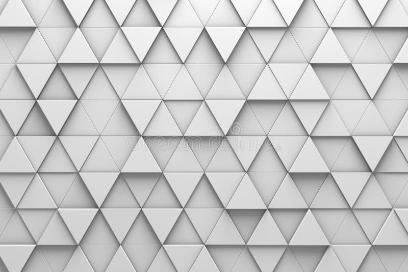 Triangular Tiles 3D Pattern Wall Stock Illustration - Illustration of ...