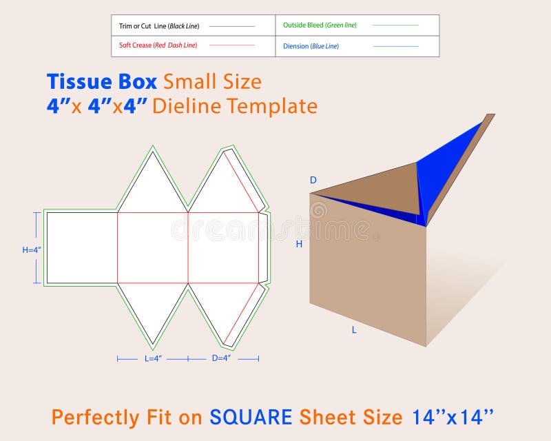 Tissue Box Template Stock Illustrations – 1,670 Tissue Box Template ...