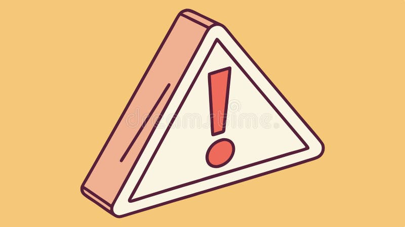 Triangular Warning Sign with Exclamation Mark, Hazard Alert, Vector ...