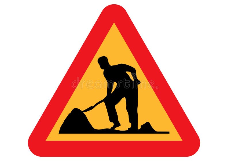 Warning sign stock illustration. Illustration of icon - 186776044