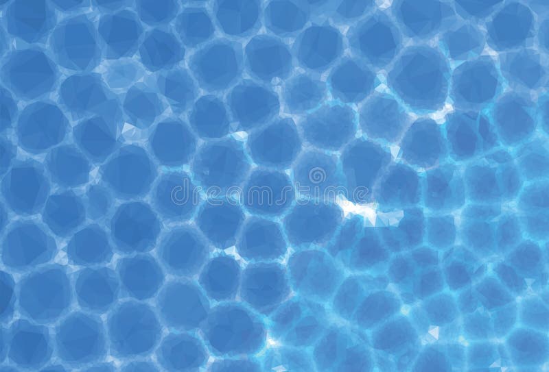 Triangular Water Vibrance in Triangular Polygons Stock Vector ...