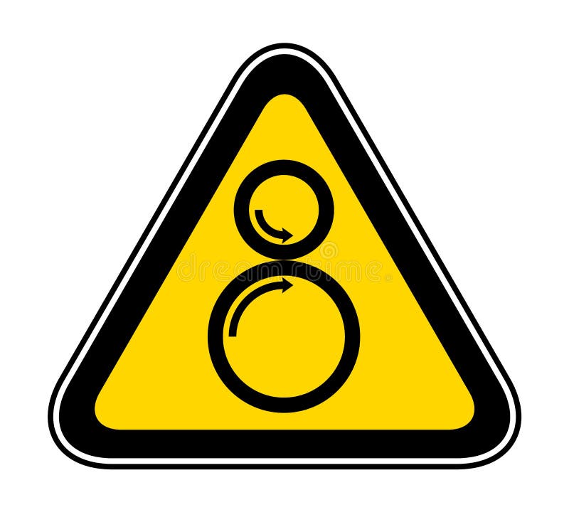 Triangular Warning Hazard Symbol Stock Vector - Illustration of damage ... Triangular Warning Hazard Symbol Stock Vector - Illustration of damage ...
