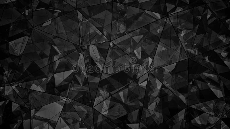Triangulated Shape with Subdivided Polygons 3D Rendering Stock ...