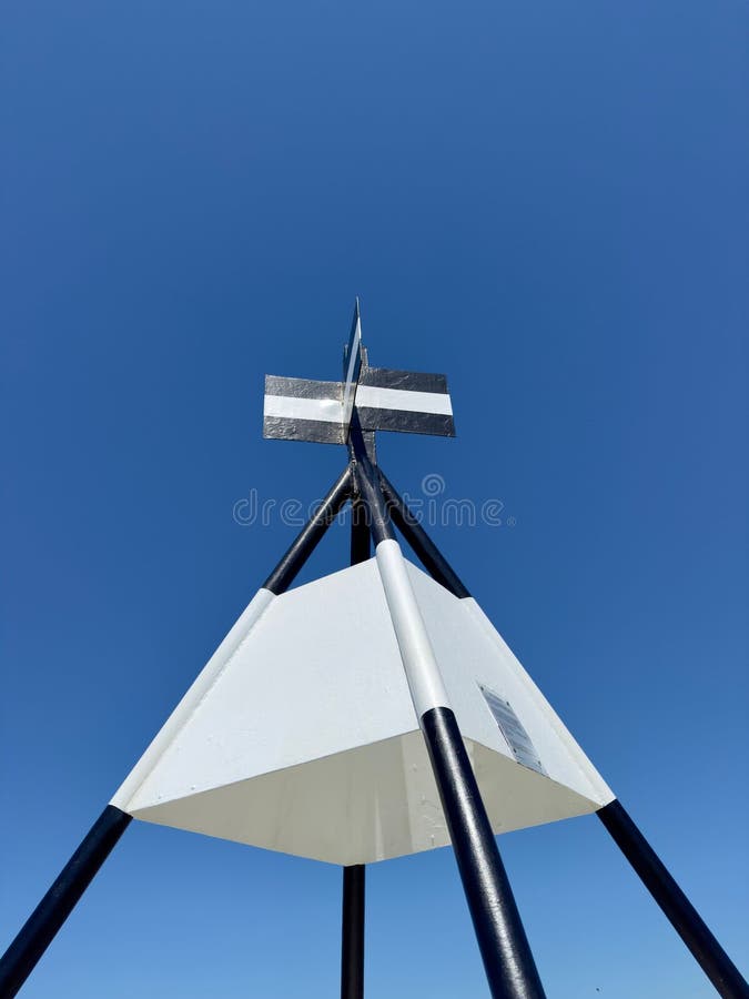 Triangulation Station on Hill Stock Image - Image of mapping ...