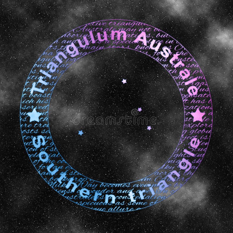 Triangulum Australe Constellation, Southern Triangle Constellation ...